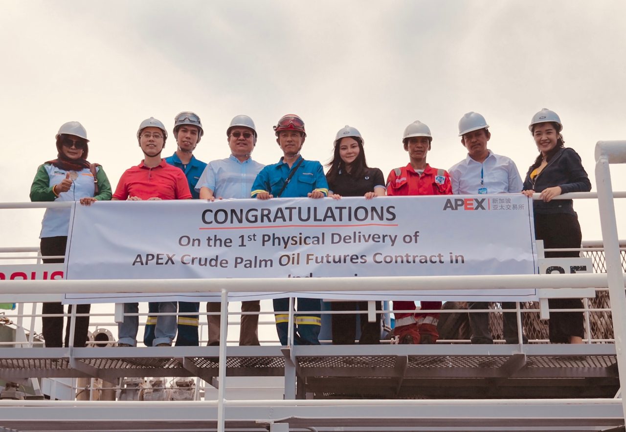 Successful Physical Delivery Of APEX CPO Futures Contract - Apex